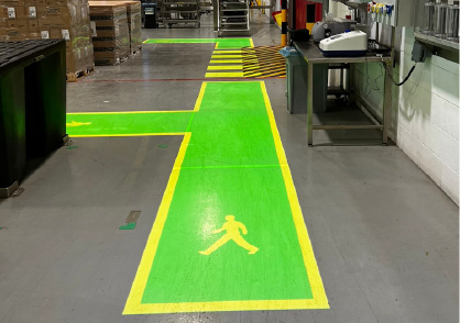 Projector Gobo Lens | Projected Safety Markings | WSS Europe Ltd