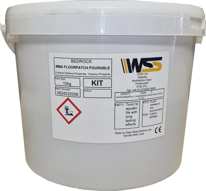 BedRock MMA Floorpatch Pourable RTU Kit | WSS Europe Ltd