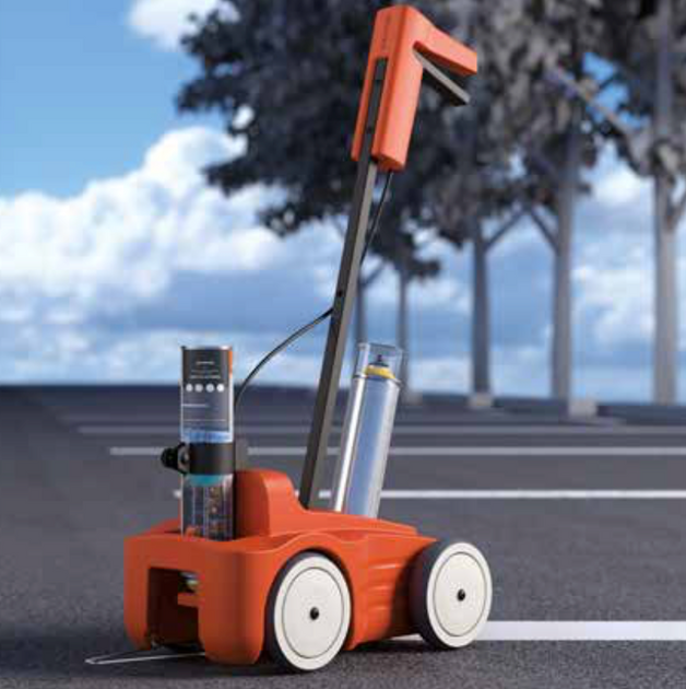 Soppec PureSPRAY Driver™ Aerosol Line Marking Trolley | WSS Europe Ltd
