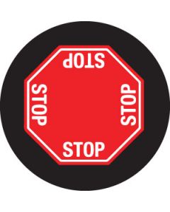 4 Way Stop Sign | Gobo Projector Safety Sign | Warehouse Safety ...