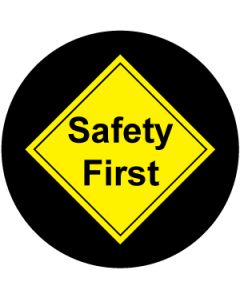 "Safety First" Hazard Sign | Gobo Projector Safety Sign | Warehouse ...