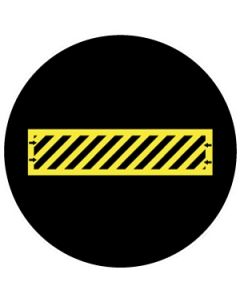 Hatched Crossing With Arrows | Gobo Projector Safety Sign | Warehouse ...