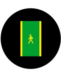Walkway With Pedestrian Symbol | Gobo Projector Safety Sign | Warehouse ...