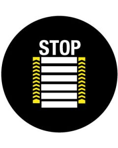 Zebra Crossing with "Stop" Words | Gobo Projector Safety Sign ...