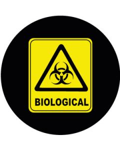 Biological Symbol Sign | Gobo Projector Safety Sign | Warehouse Safety ...