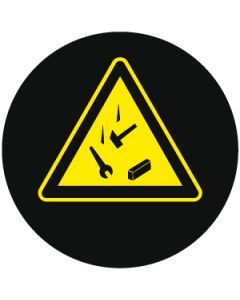 Falling Objects Hazard Symbol | Gobo Projector Safety Sign | WSS Europe Ltd